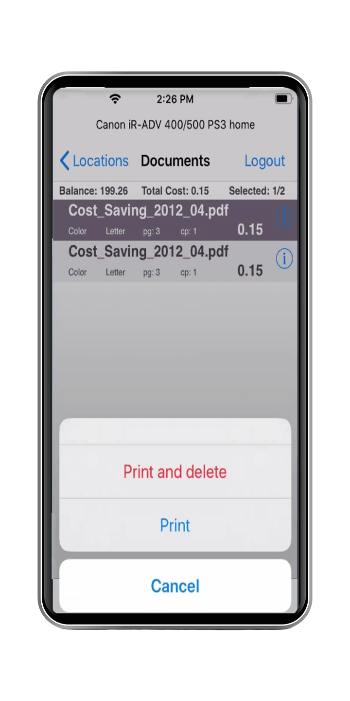 uniFLOW Mobile App | Secure Mobile Printing uniFLOW Mobile App | Secure Mobile Printing