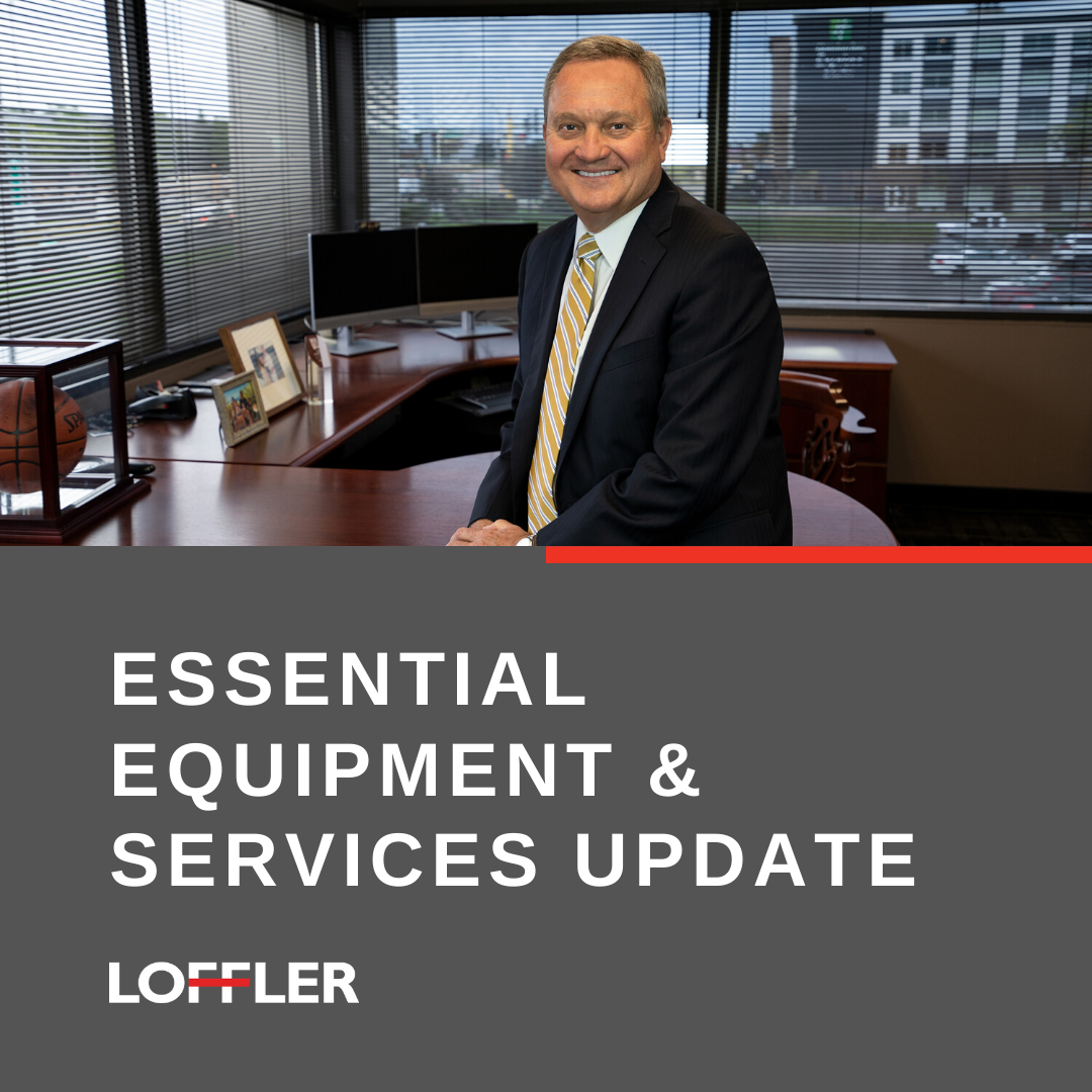 Message from Jim Loffler